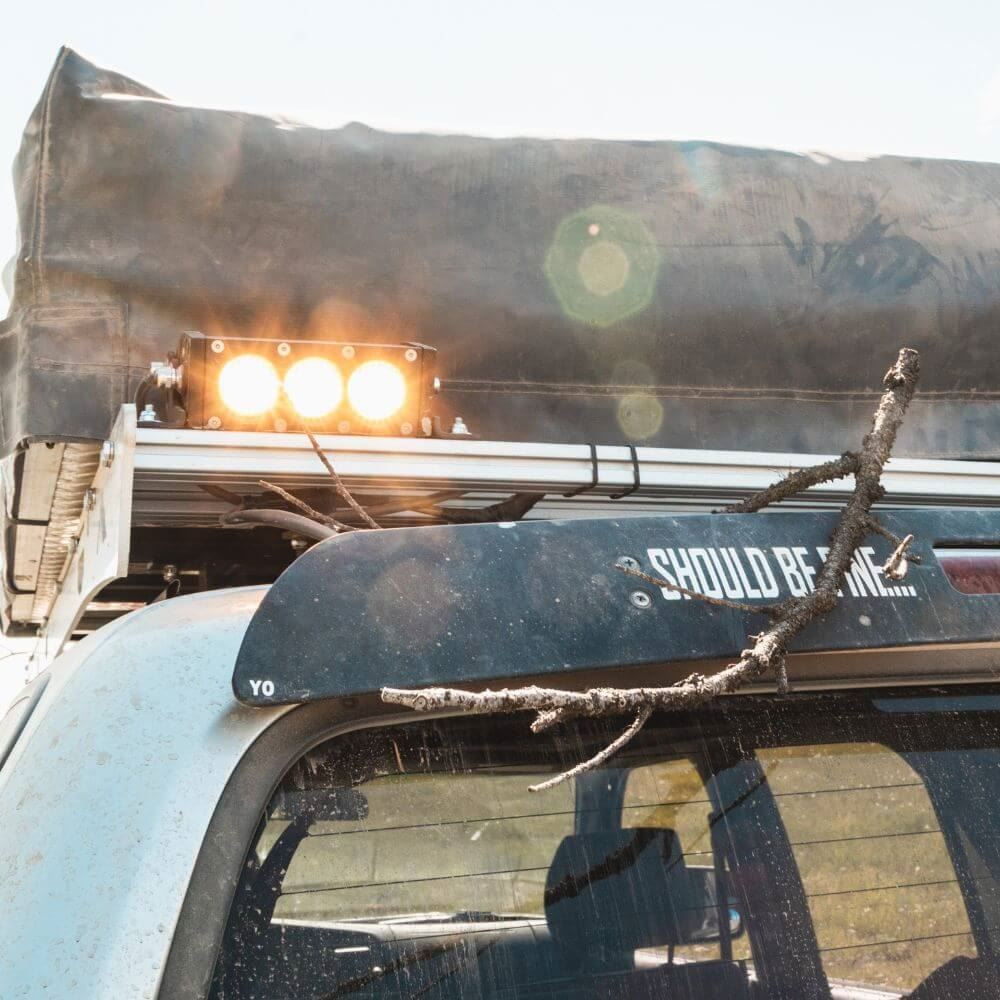 6" Amber LED Flood Light Bar | X6 Off-Road Beam LED Bar | Extreme LED ...