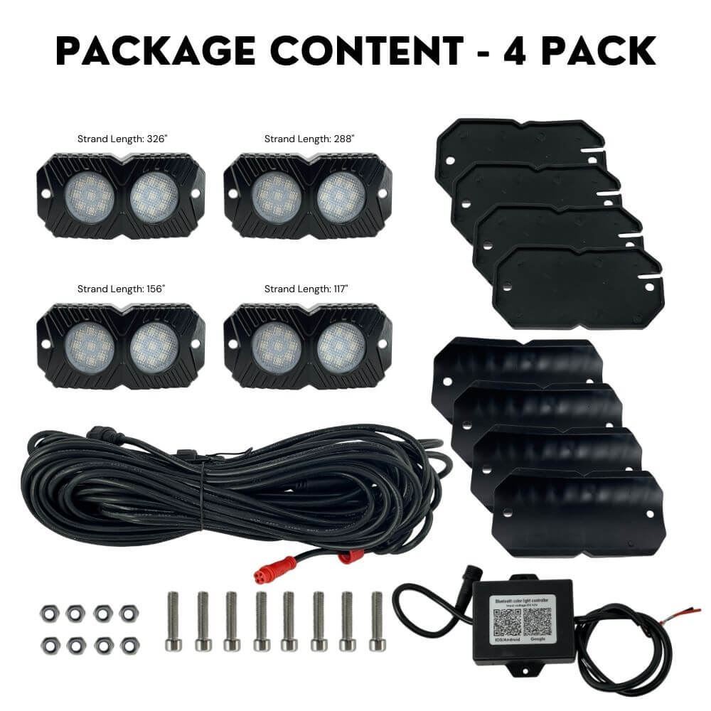 LED Rock Light Kits (Multiple Options) | Extreme LED Light Bars