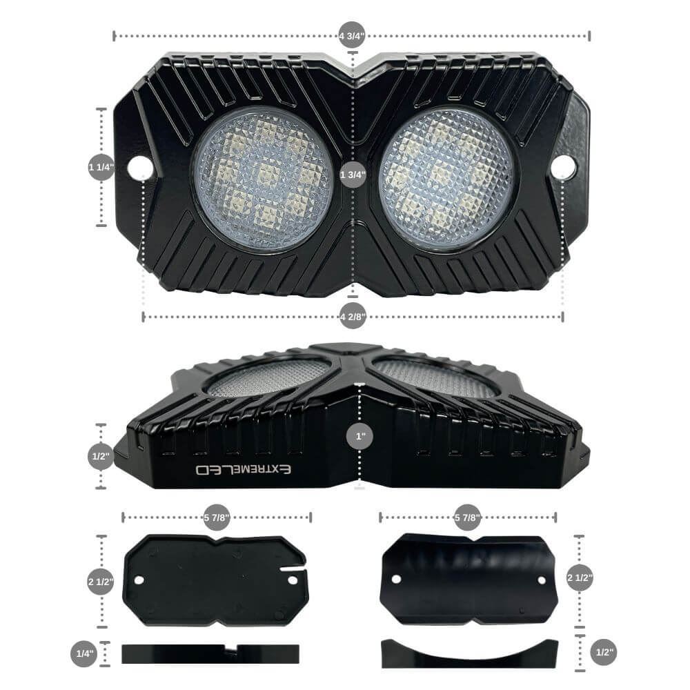 LED Rock Light Kits (Multiple Options) | Extreme LED Light Bars