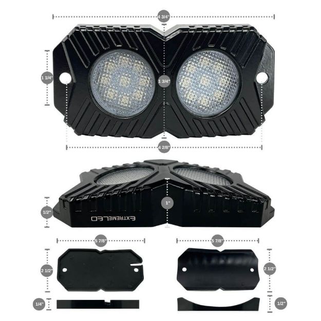 LED Rock Light Kits (Multiple Options) | Extreme LED Light Bars