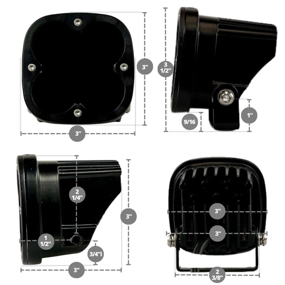 Mini Quadd 2" LED Light Pod | Extreme LED Light Bars