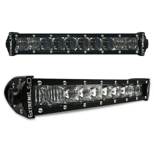 10" LED Light Bar | Single Row 50W Combo Beam Light Bar | Extreme LED ...
